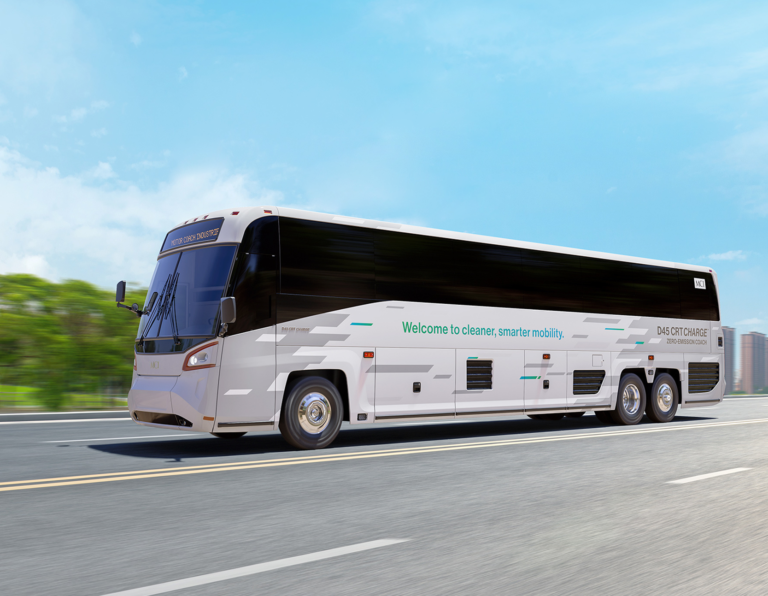 Motor Coach Industries Unveils All-Electric D45 CRT CHARGE - MCI